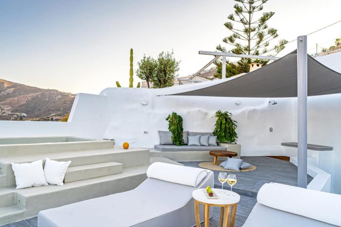 Exo Gonia Villa Santorini | Luxury Villa Private Jacuzzi | Sea Views
